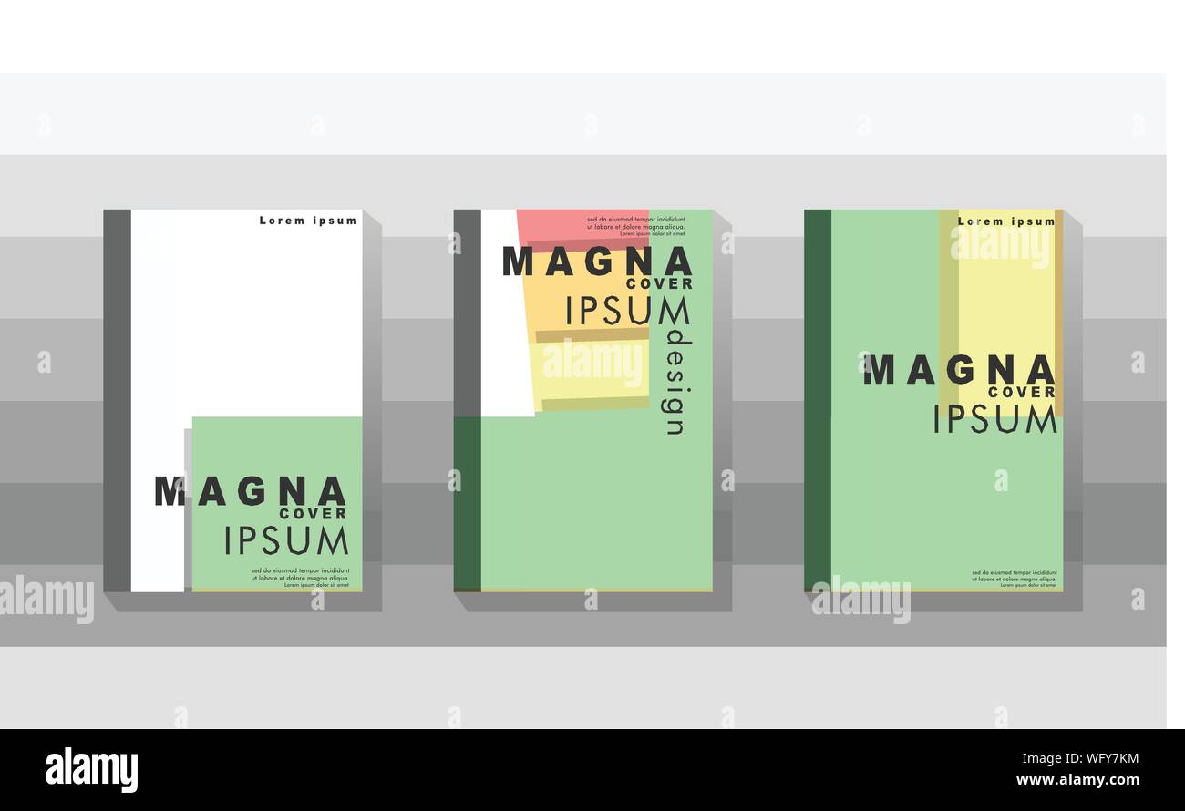 Cover book concept abstract geometric background with a combination of ...