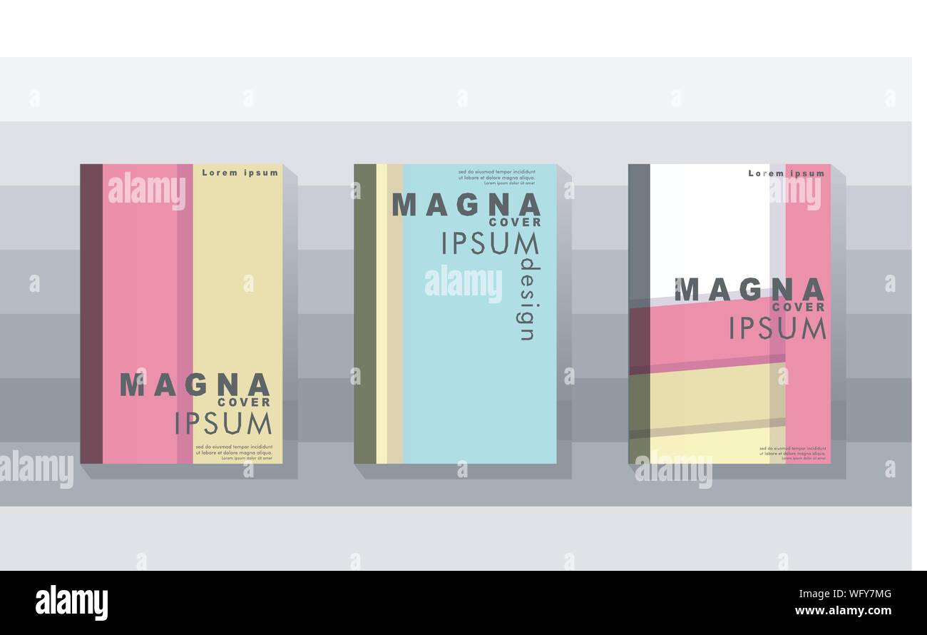 Cover book concept abstract geometric background with a combination of ...