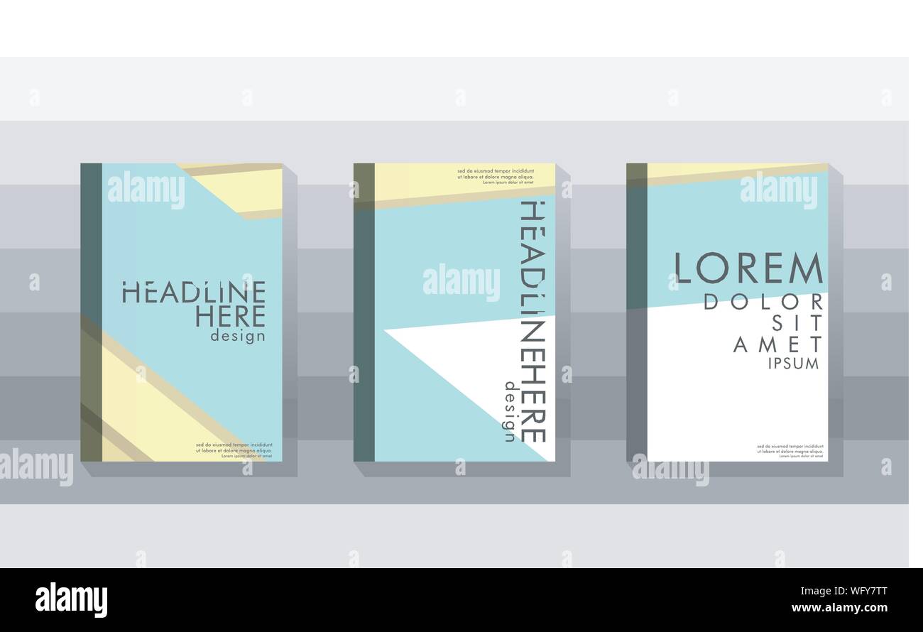 Cover book concept abstract geometric background with a combination of ...