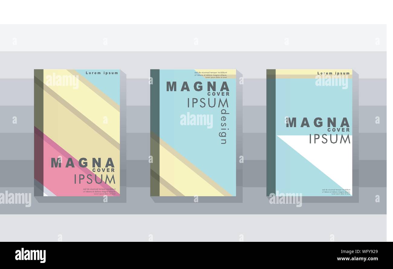 Cover book concept abstract geometric background with a combination of ...