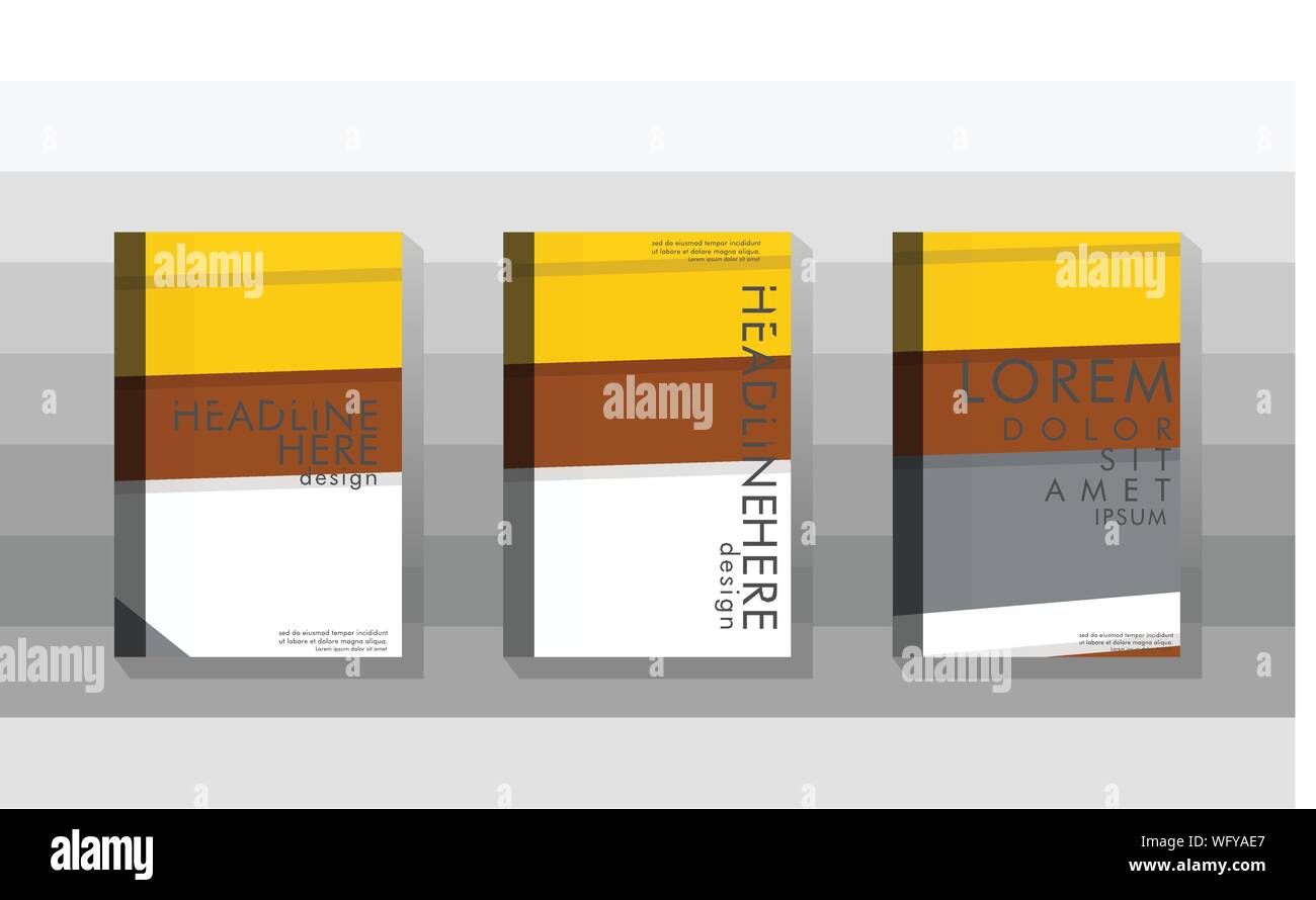 Cover book concept abstract geometric background with a combination of ...