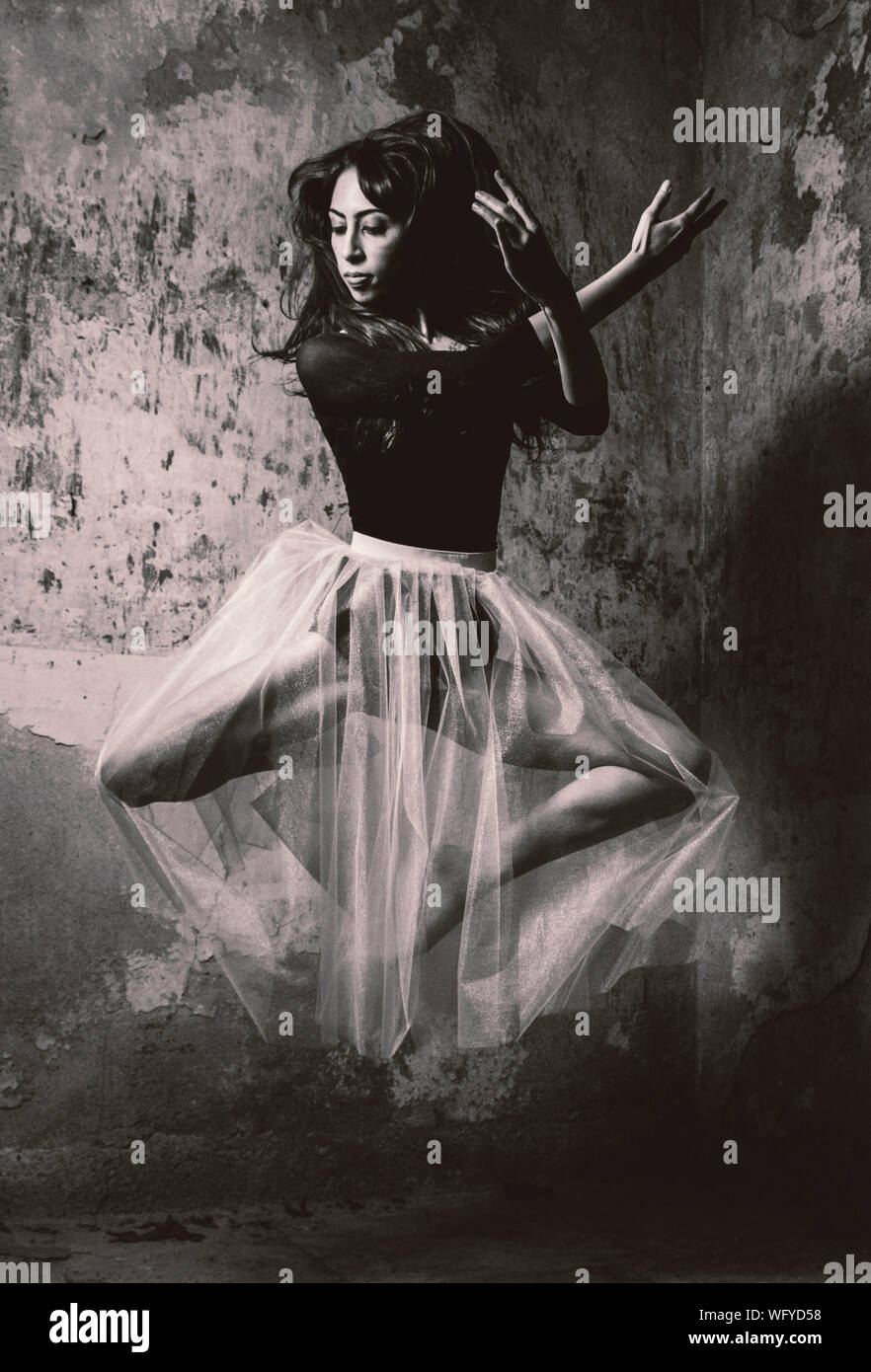 Indian woman in air hi-res stock photography and images - Alamy