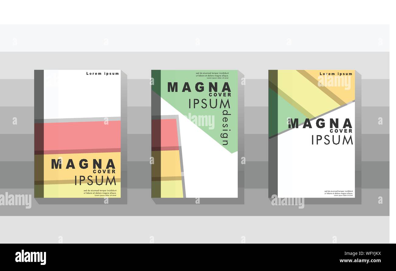 Cover book concept abstract geometric background with a combination of ...