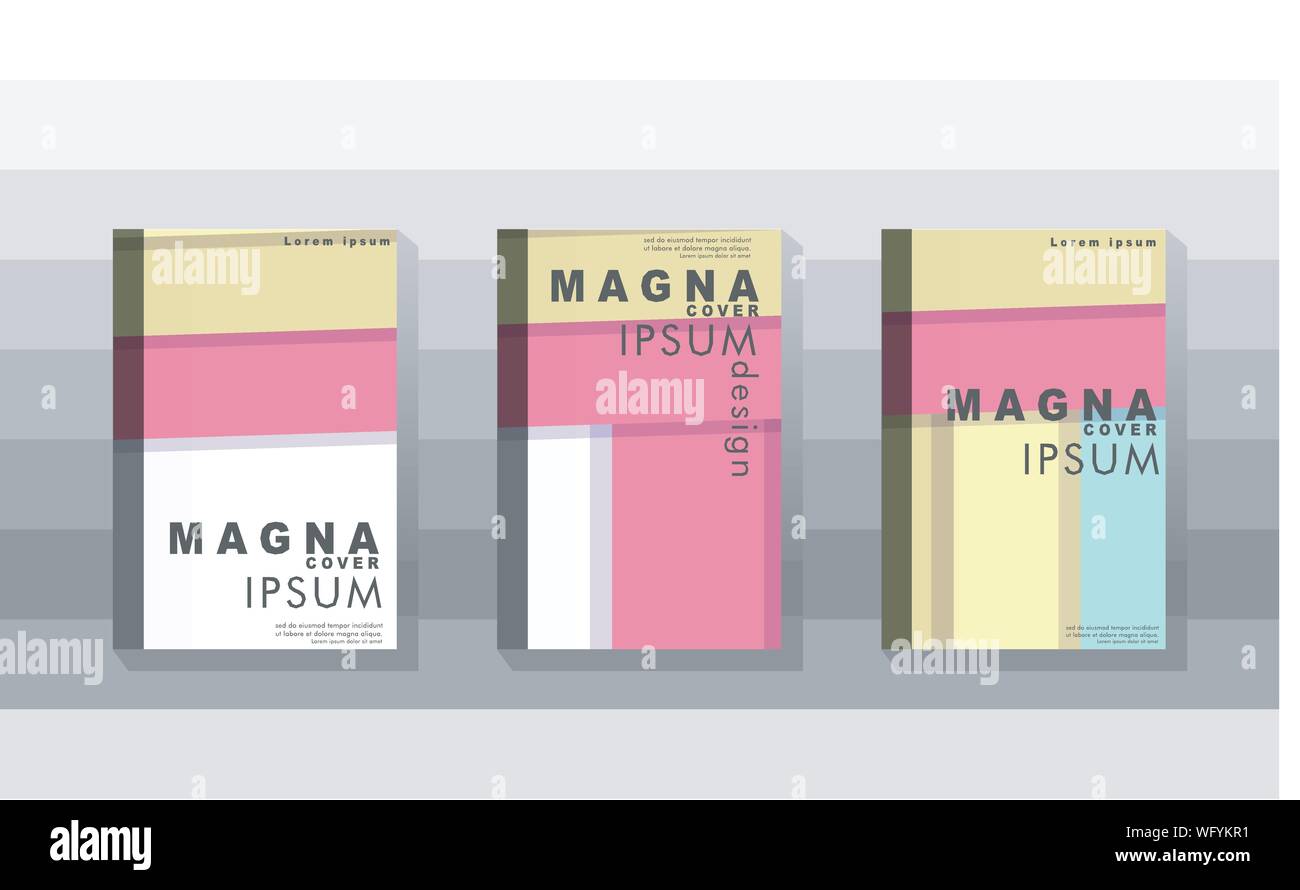 Cover book concept abstract geometric background with a combination of ...