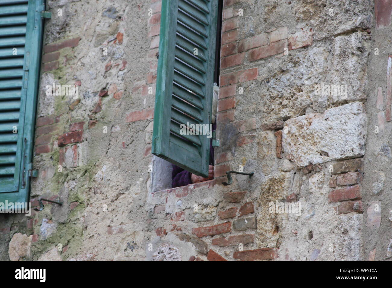 Window with open shutter hi-res stock photography and images - Alamy