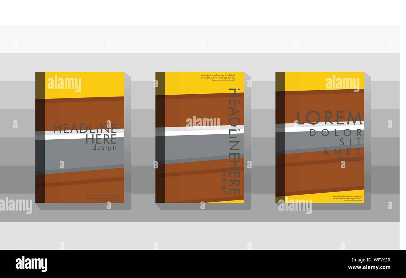 Cover book concept abstract geometric background with a combination of ...