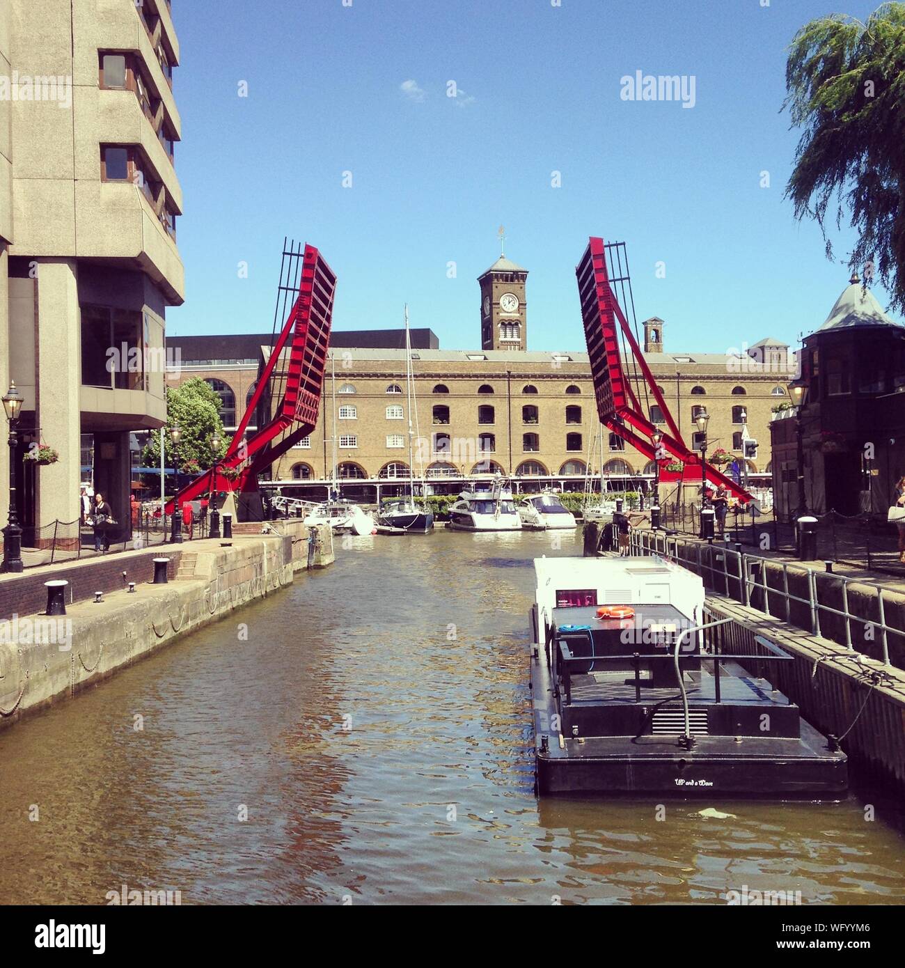 Town bascule bridge hi-res stock photography and images - Alamy