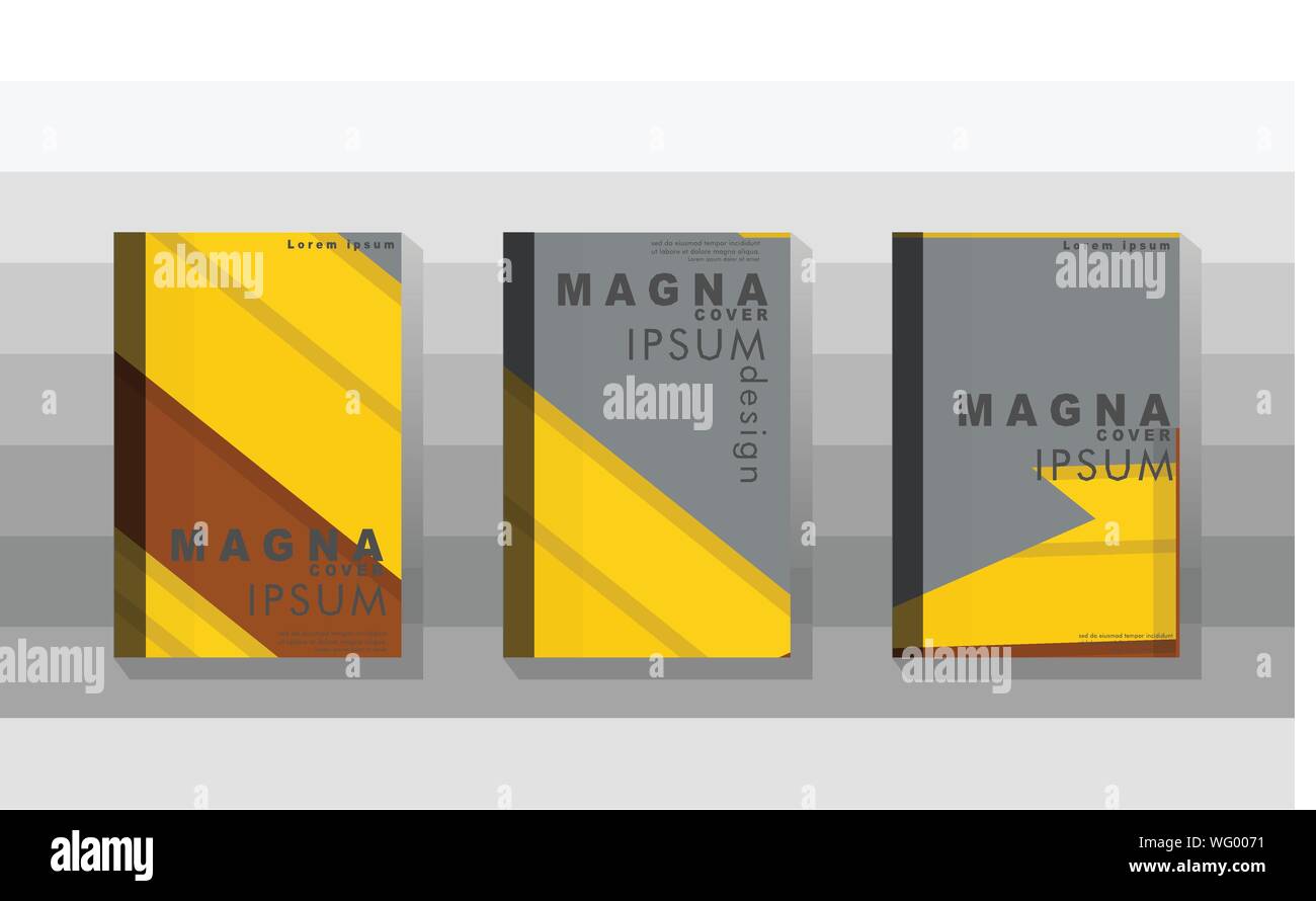 Cover book concept abstract geometric background with a combination of ...