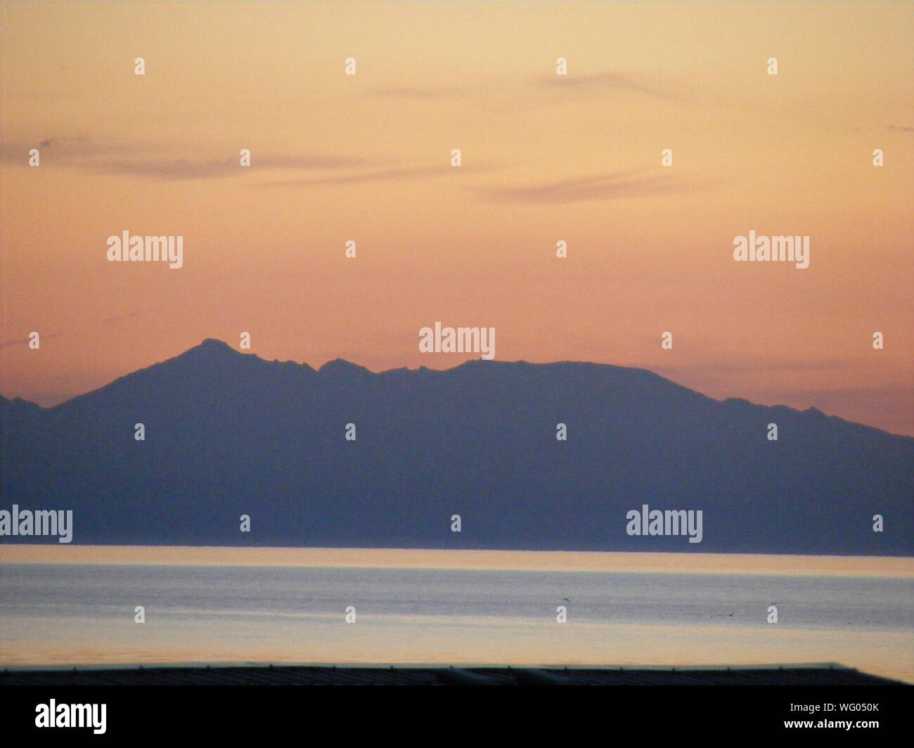 Isle of arran silhouette hi-res stock photography and images - Alamy