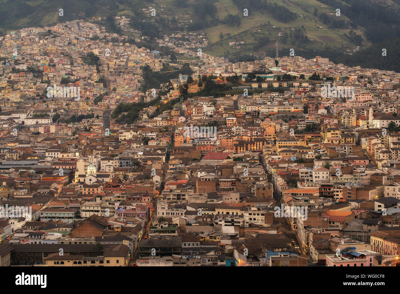 Aerial view quito hi-res stock photography and images - Alamy