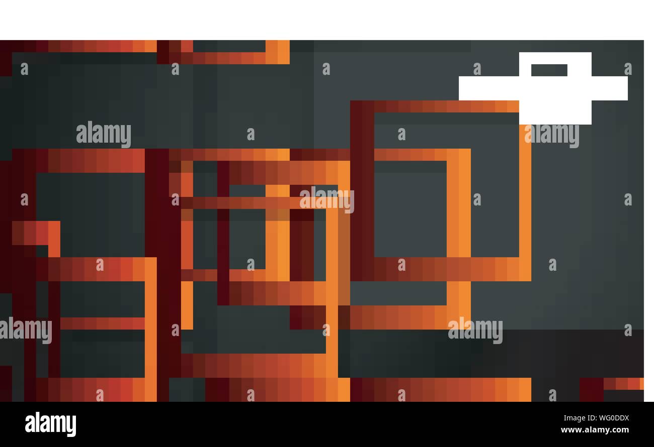 Vector Modern Abstract Squares Backgrounds . with a black red orange ...
