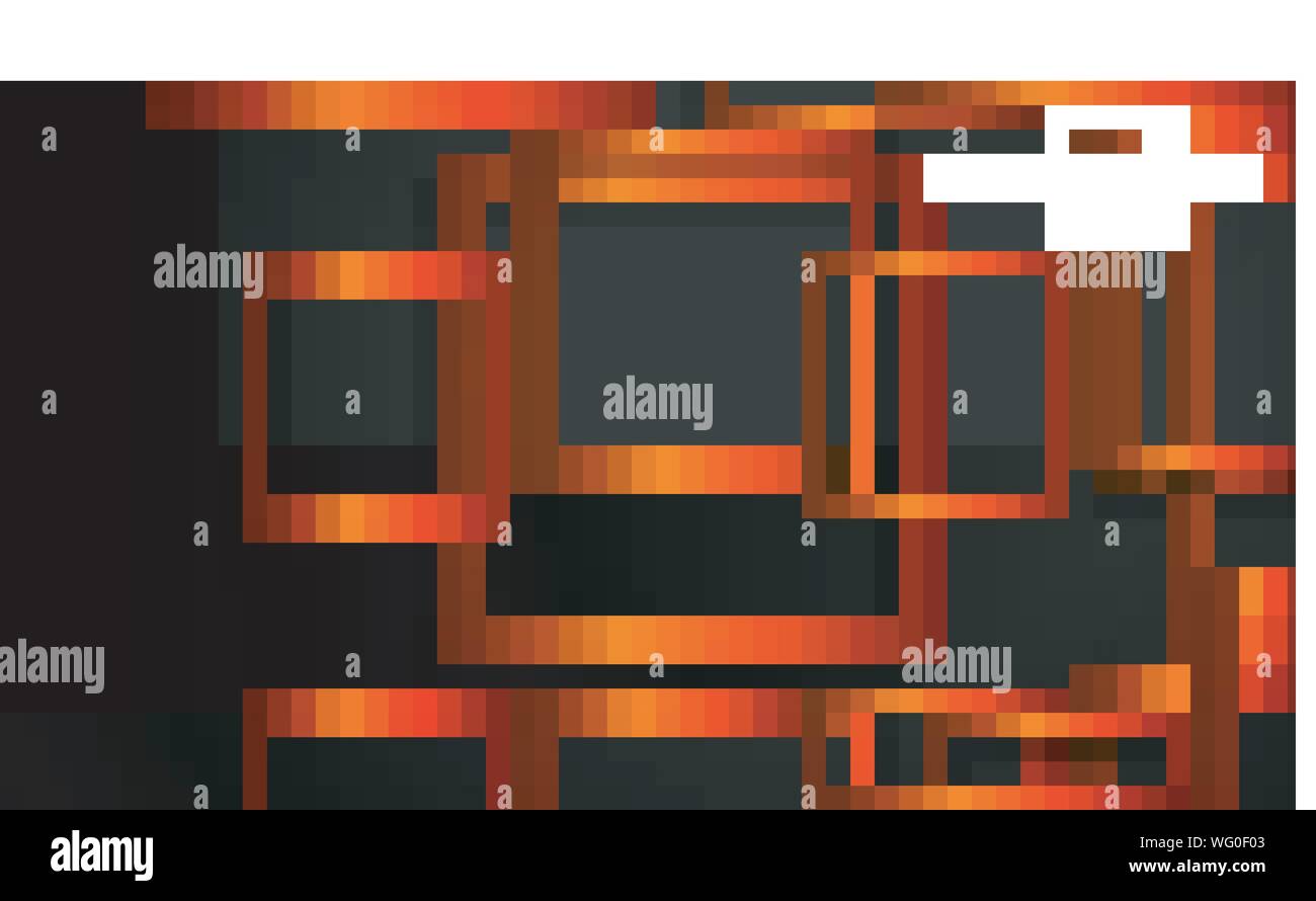 Vector Modern Abstract Squares Backgrounds . with a black orange ...