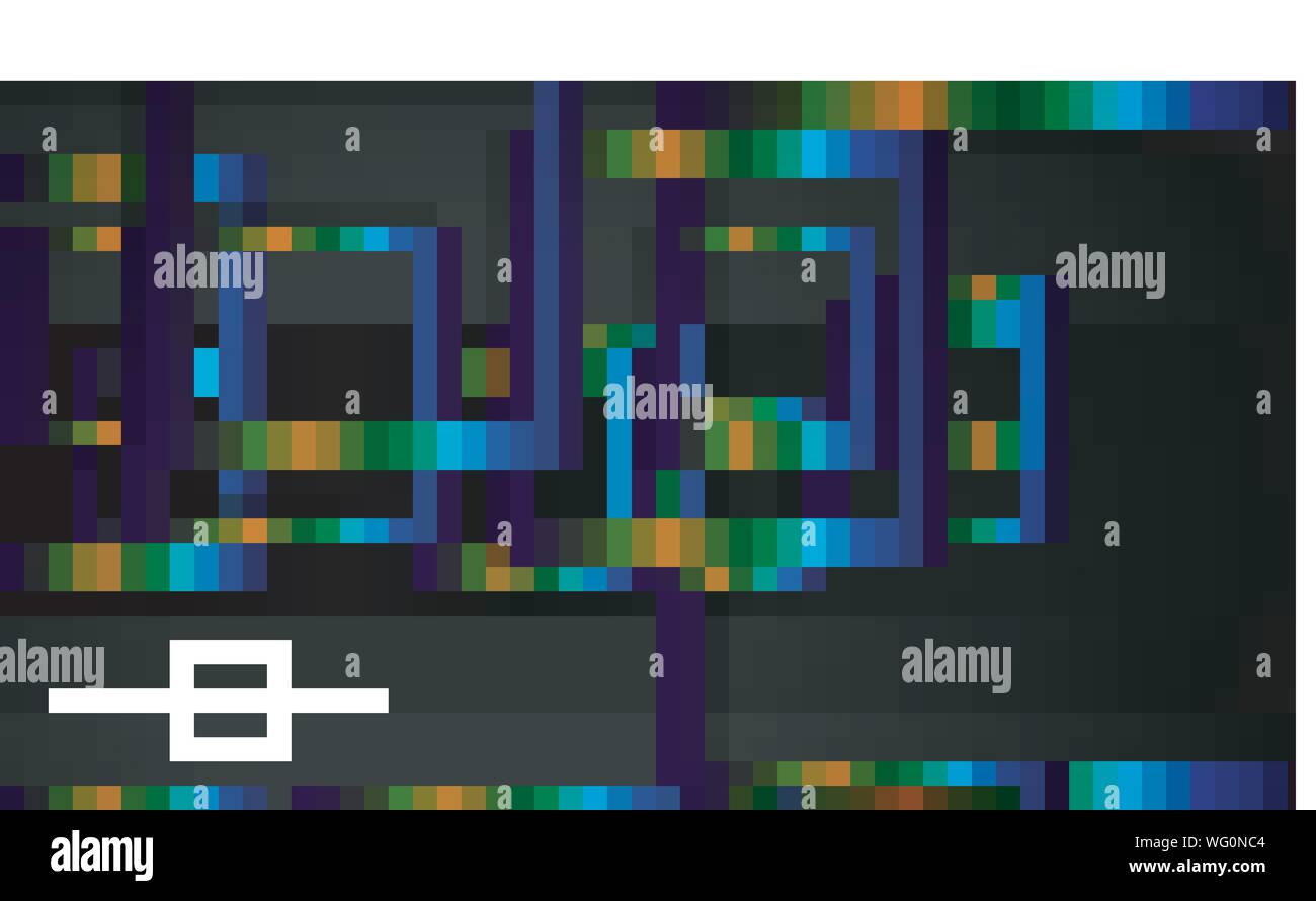 Modern Abstract Vector Box Background. with colorful gradient strips ...