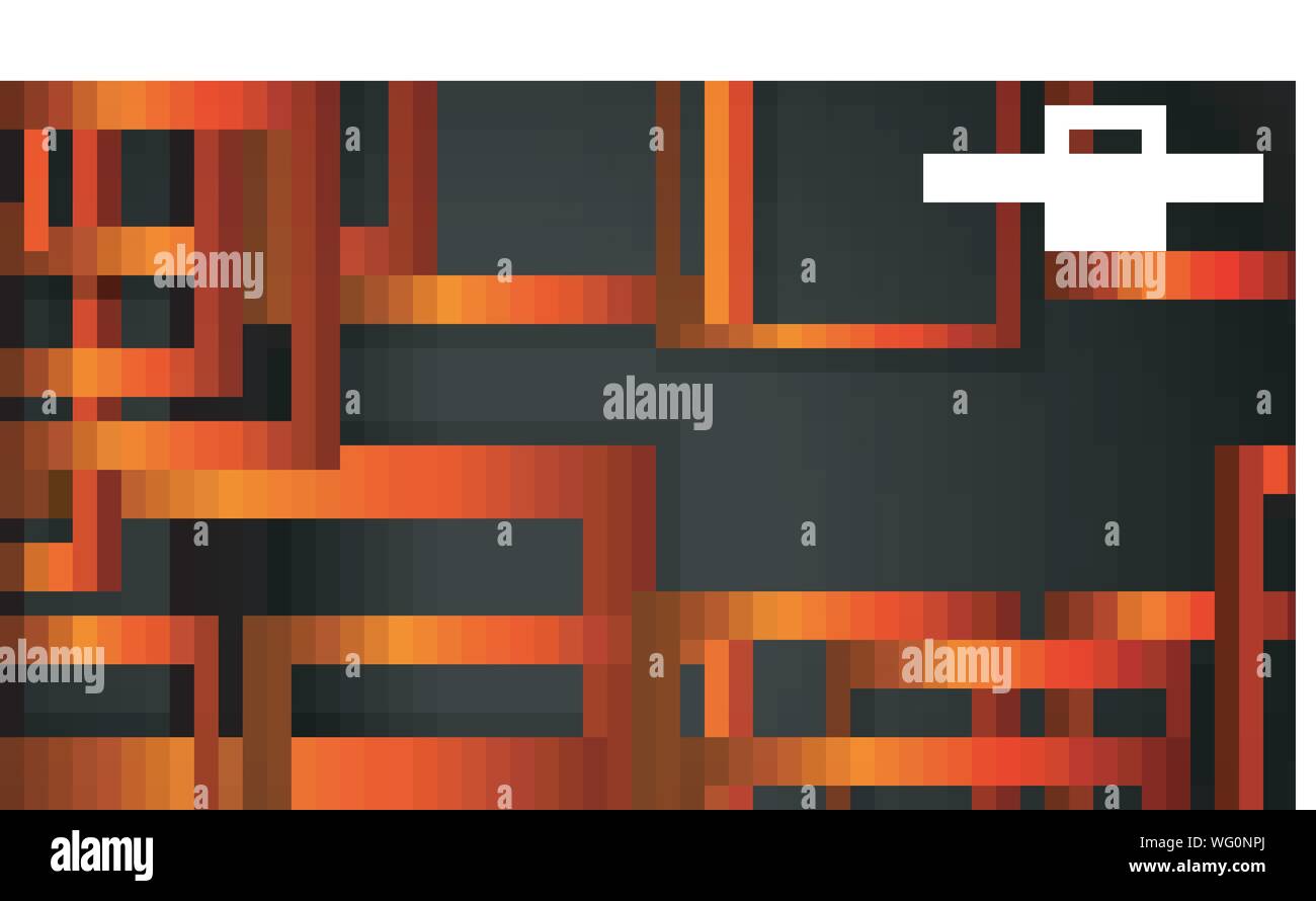 Vector Modern Abstract Squares Backgrounds . with a black orange ...