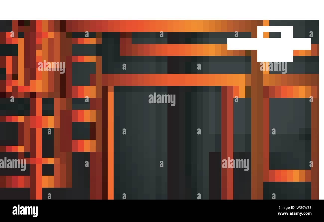 Vector Modern Abstract Squares Backgrounds . with a black orange ...