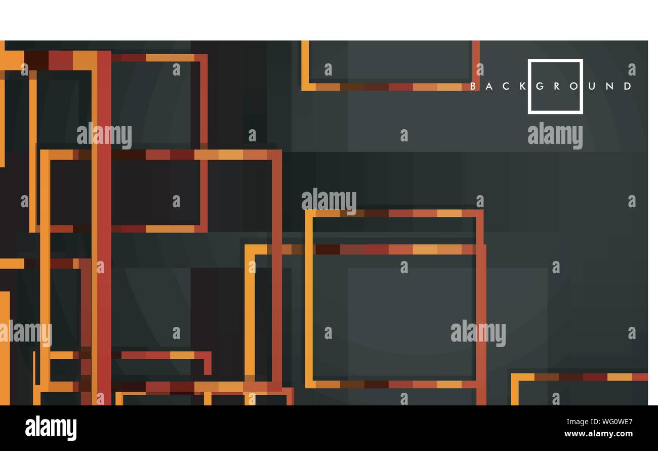 Vector Modern Abstract Squares Backgrounds . with a black and metal ...