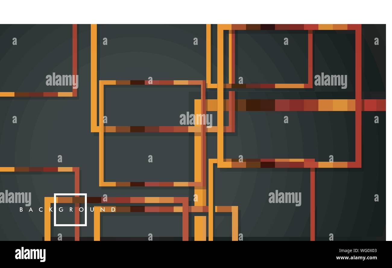 Vector Modern Abstract Squares Backgrounds . with a black and metal ...