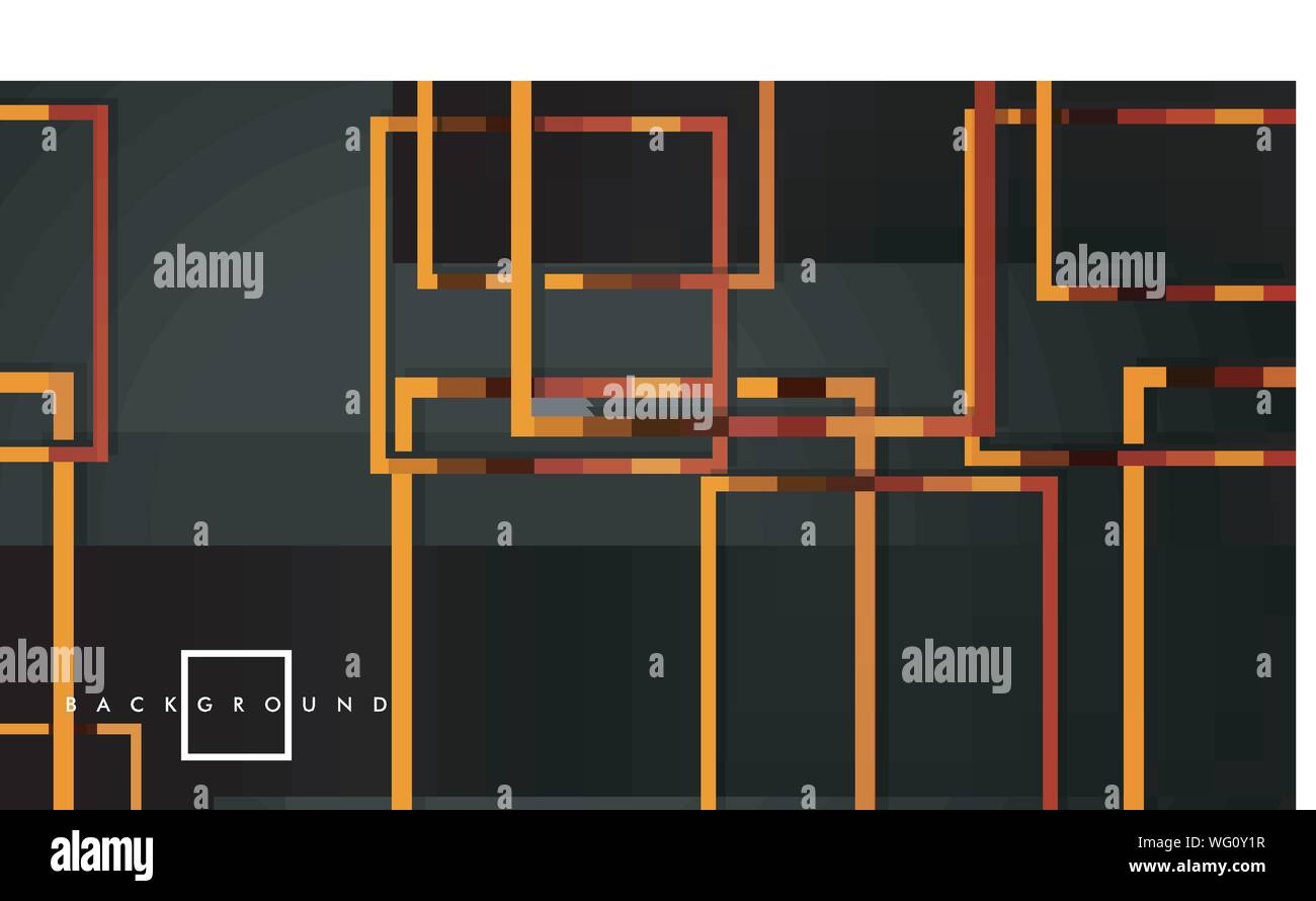 Vector Modern Abstract Squares Backgrounds . with a black and metal ...