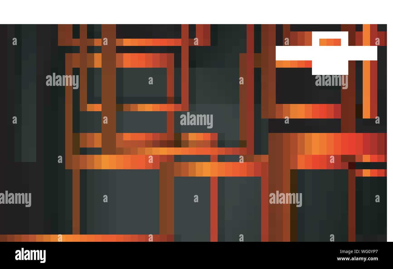 Vector Modern Abstract Squares Backgrounds . with a black orange ...