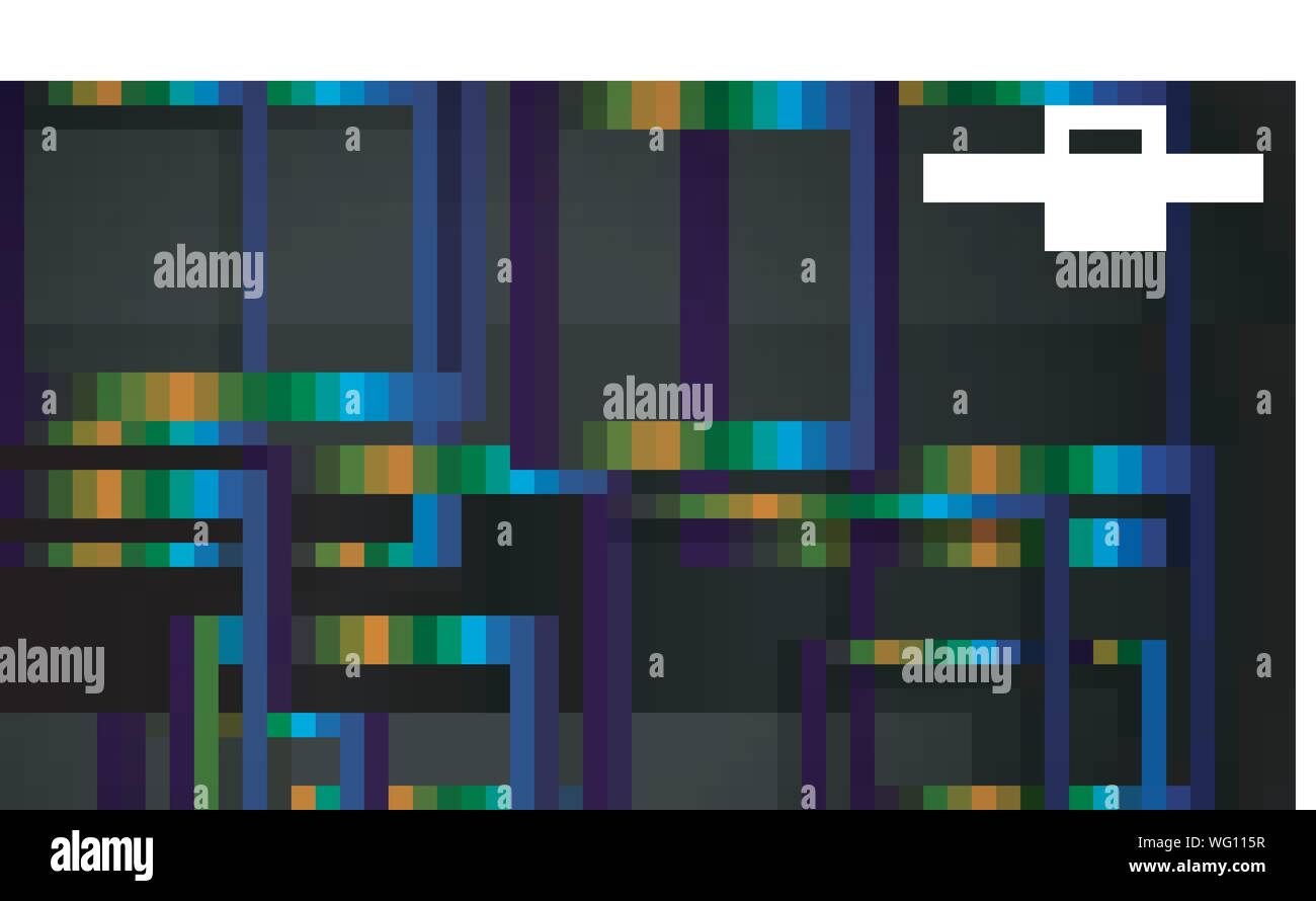 Modern Abstract Vector Box Background. with colorful gradient strips ...