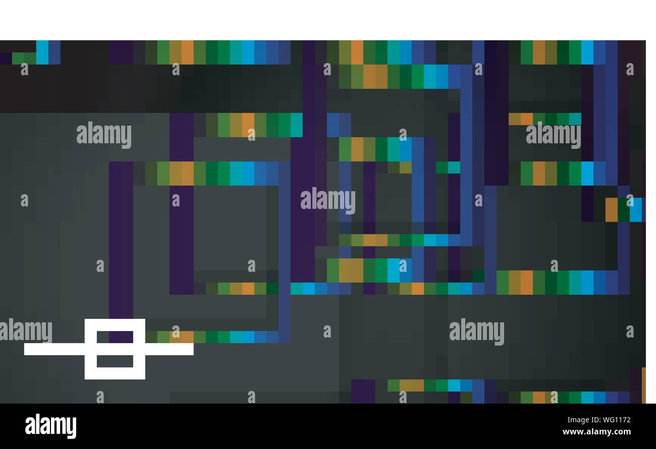 Modern Abstract Vector Box Background. with colorful gradient strips ...