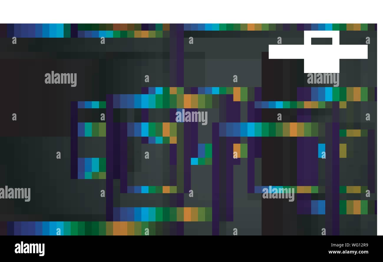 Modern Abstract Vector Box Background. with colorful gradient strips ...