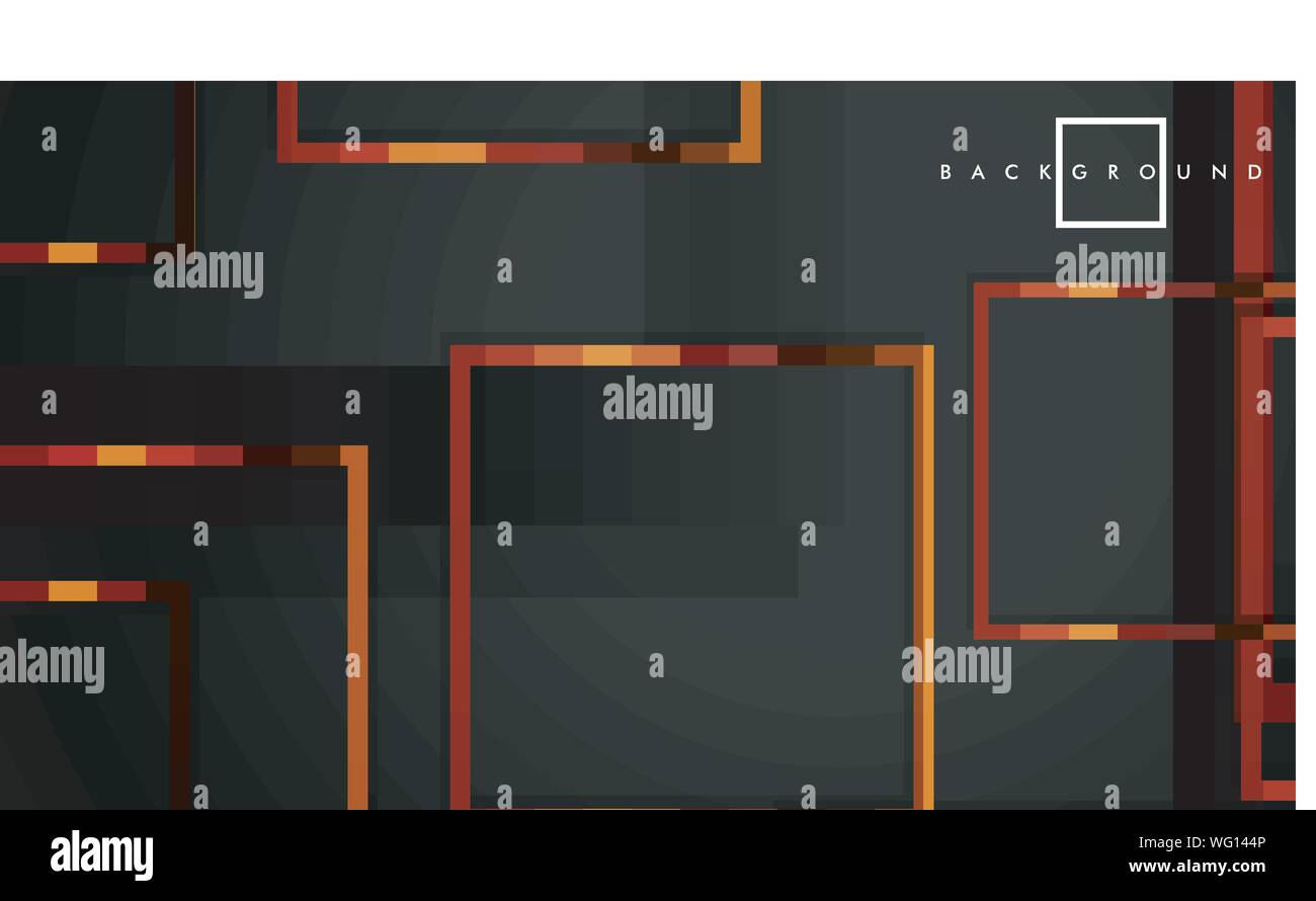 Vector Modern Abstract Squares Backgrounds . with a black and metal ...