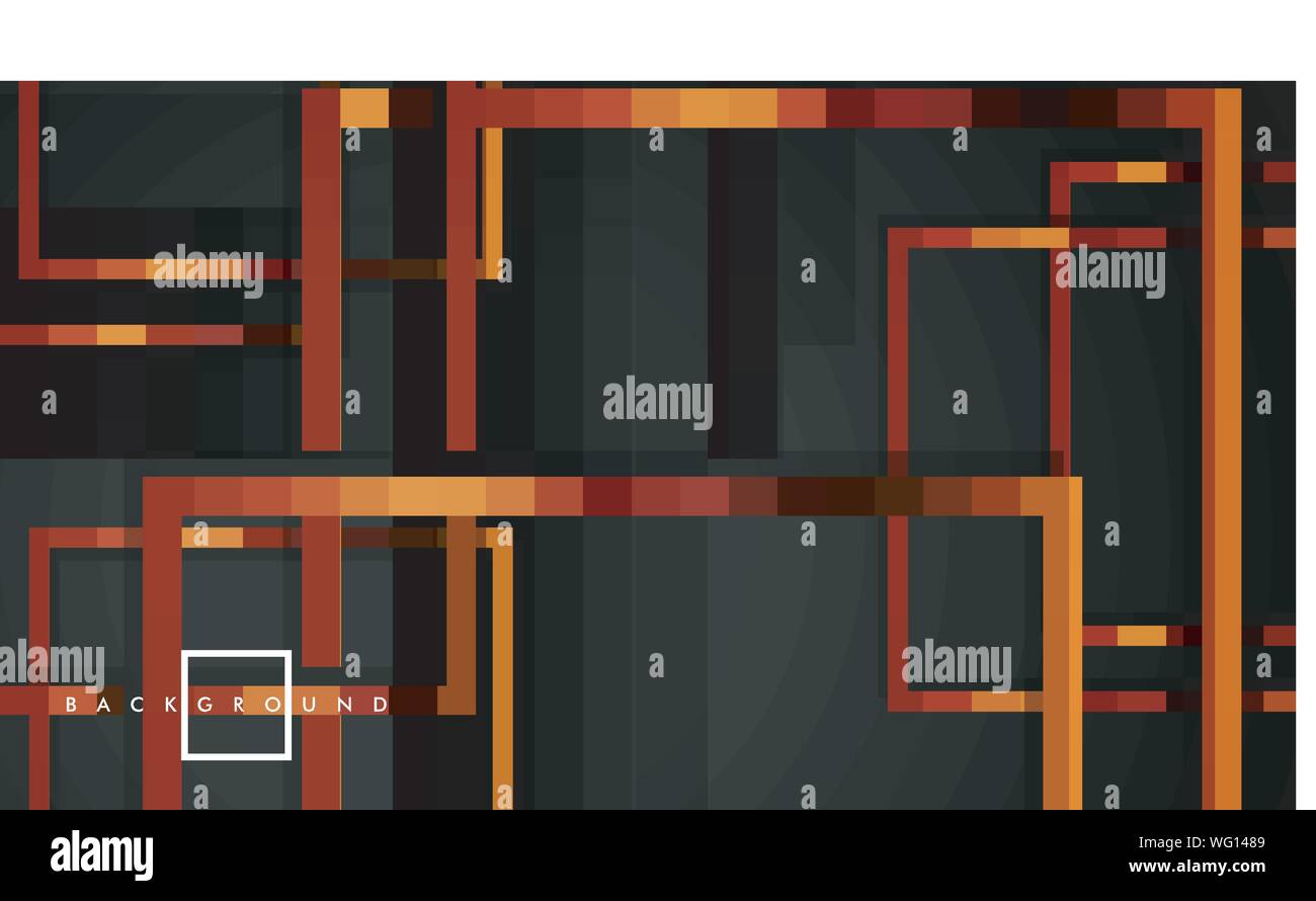 Vector Modern Abstract Squares Backgrounds . with a black and metal ...