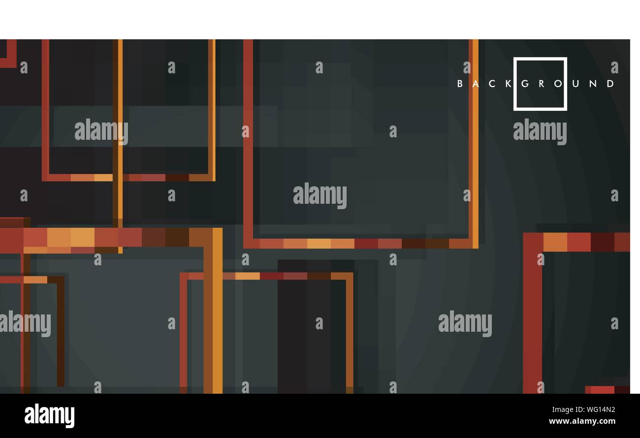 Vector Modern Abstract Squares Backgrounds . with a black and metal ...