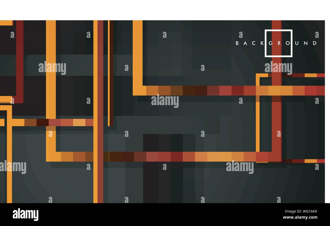 Vector Modern Abstract Squares Backgrounds . with a black and metal ...