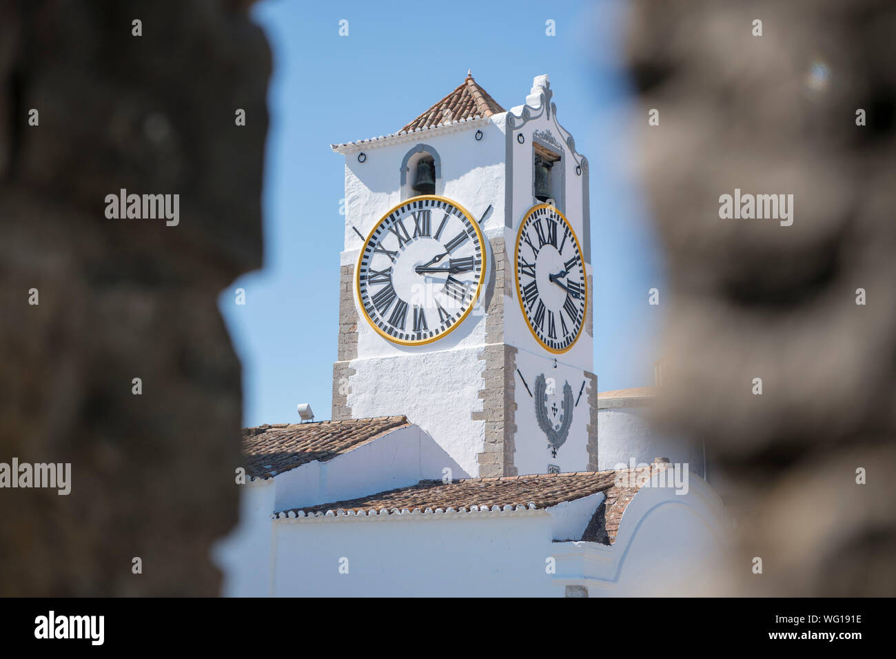 White clock tower hi-res stock photography and images - Alamy