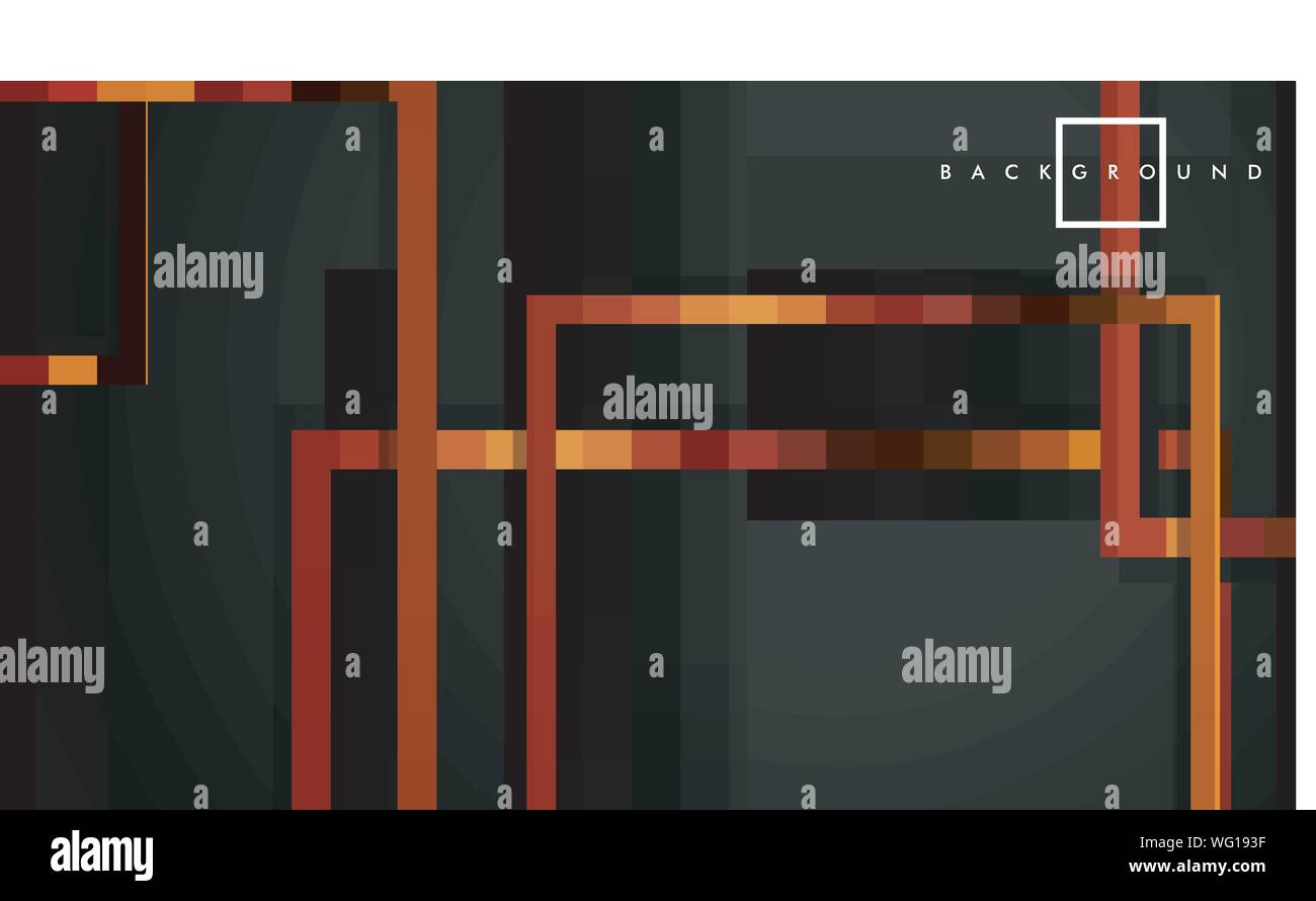 Vector Modern Abstract Squares Backgrounds . with a black and metal ...