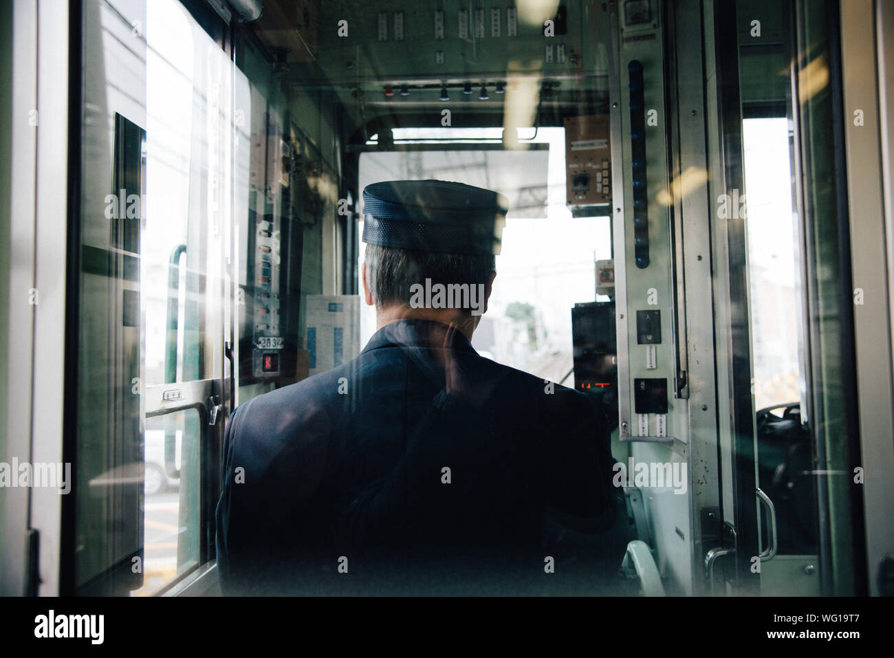 Rear View Of Driver High Resolution Stock Photography and Images - Alamy