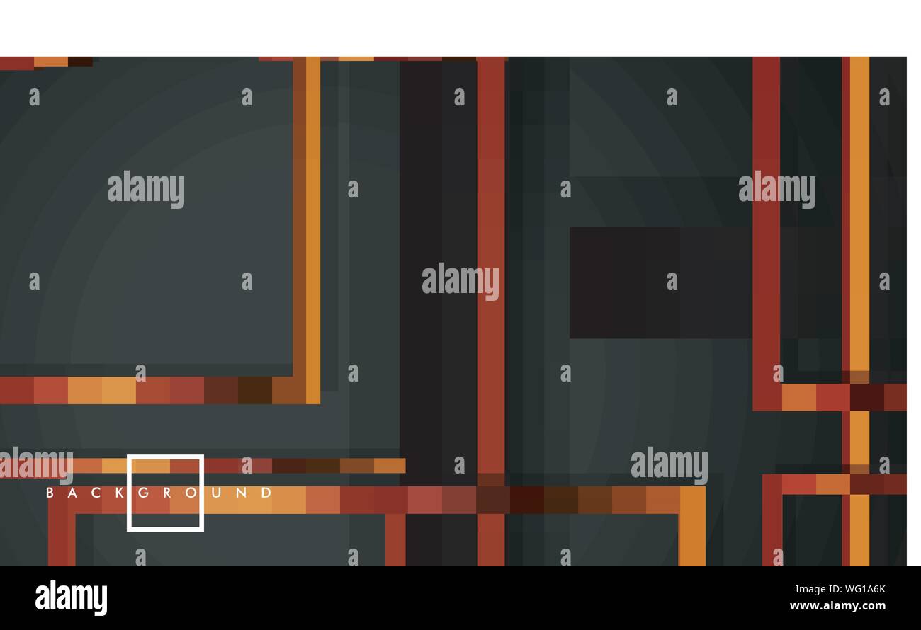 Vector Modern Abstract Squares Backgrounds . with a black and metal ...