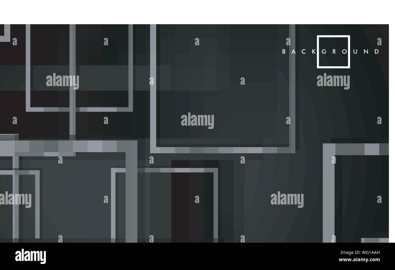 Abstract metal vector background with luxurious shiny grey square Stock ...