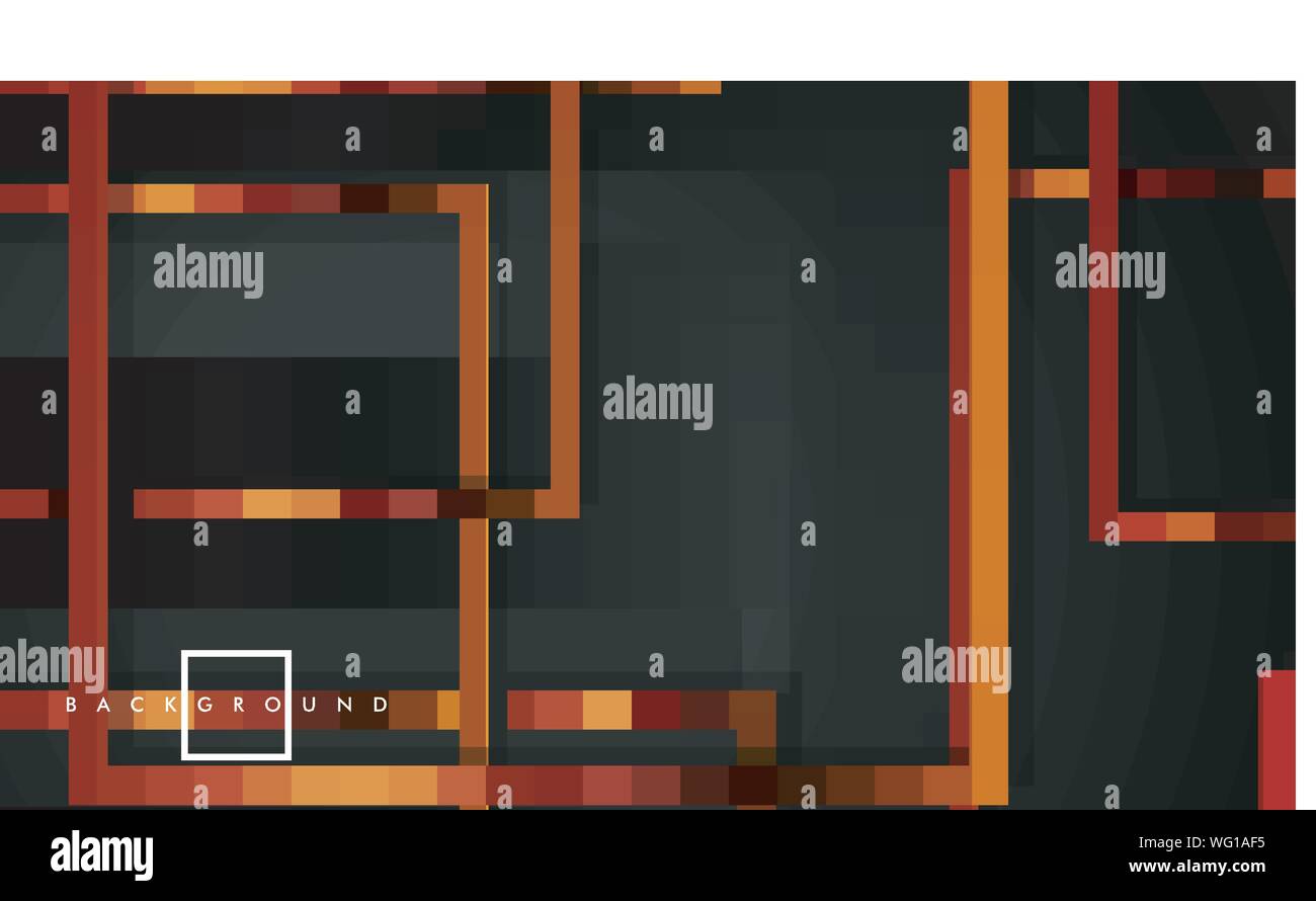 Vector Modern Abstract Squares Backgrounds . with a black and metal ...