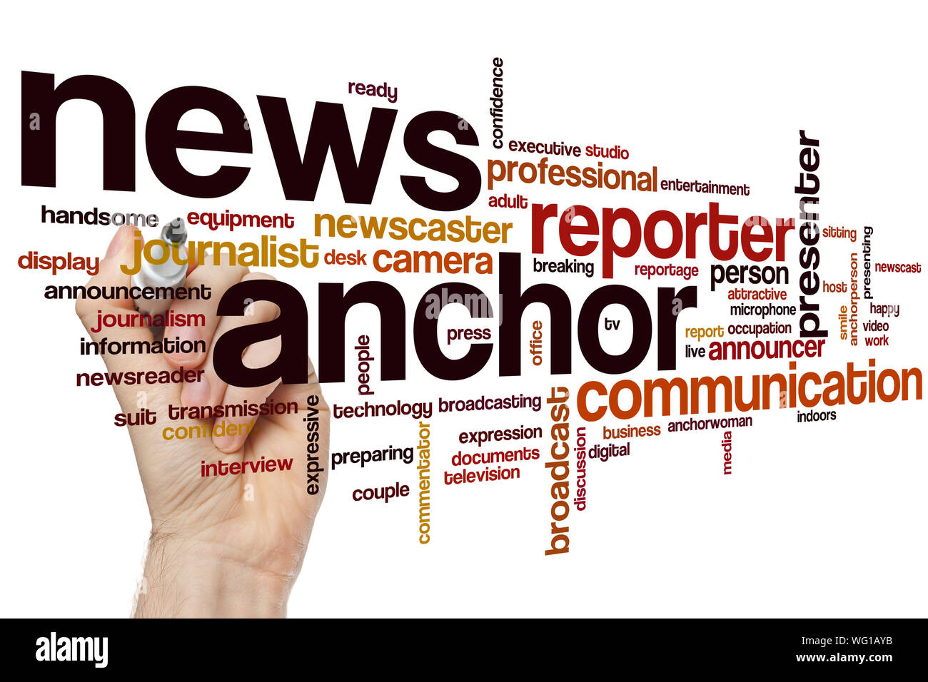 Anchor word cloud concept Stock Photo - Alamy