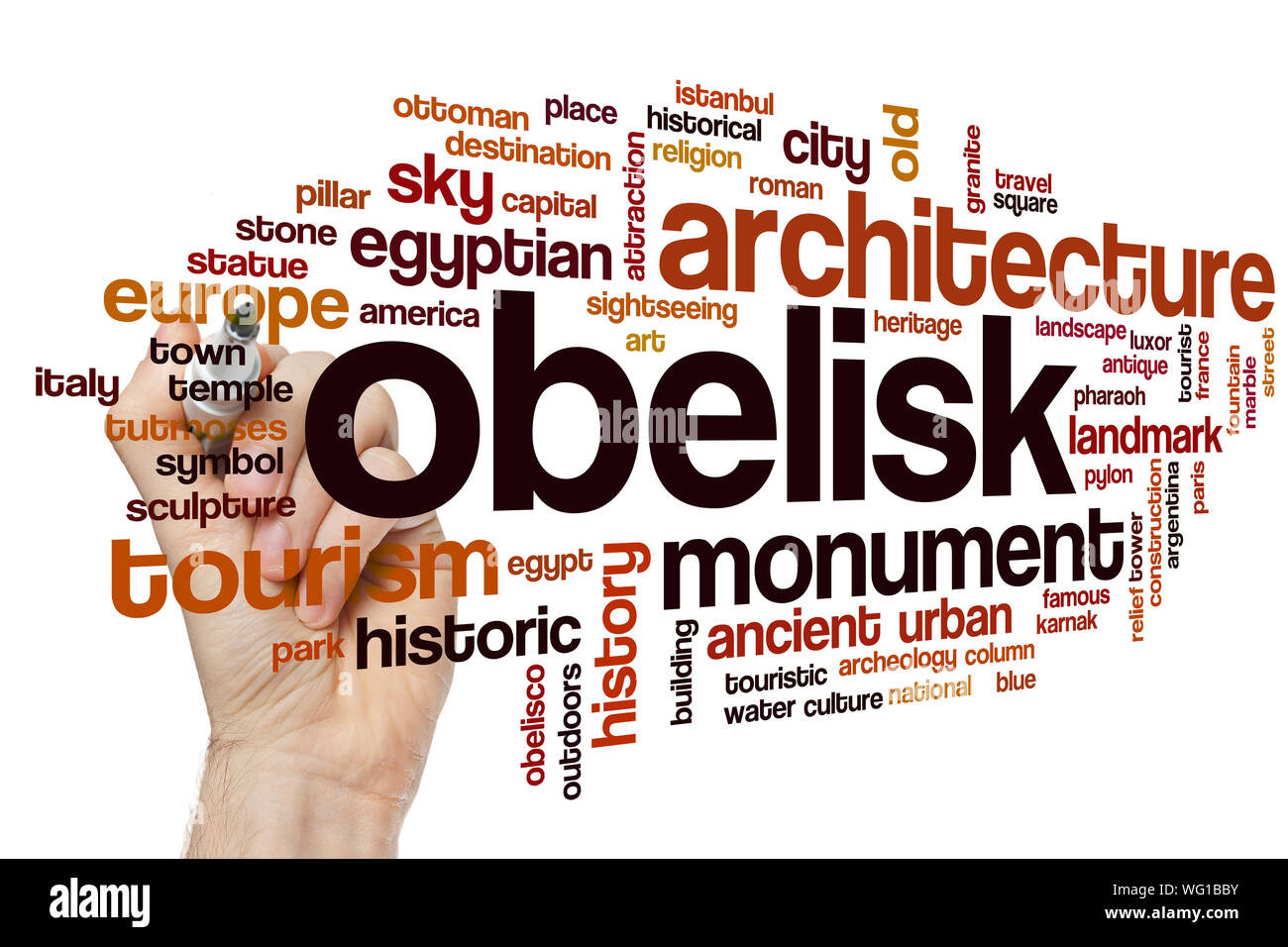 Obelisk stone Cut Out Stock Images & Pictures - Alamy