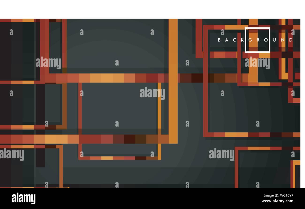 Vector Modern Abstract Squares Backgrounds . with a black and metal ...