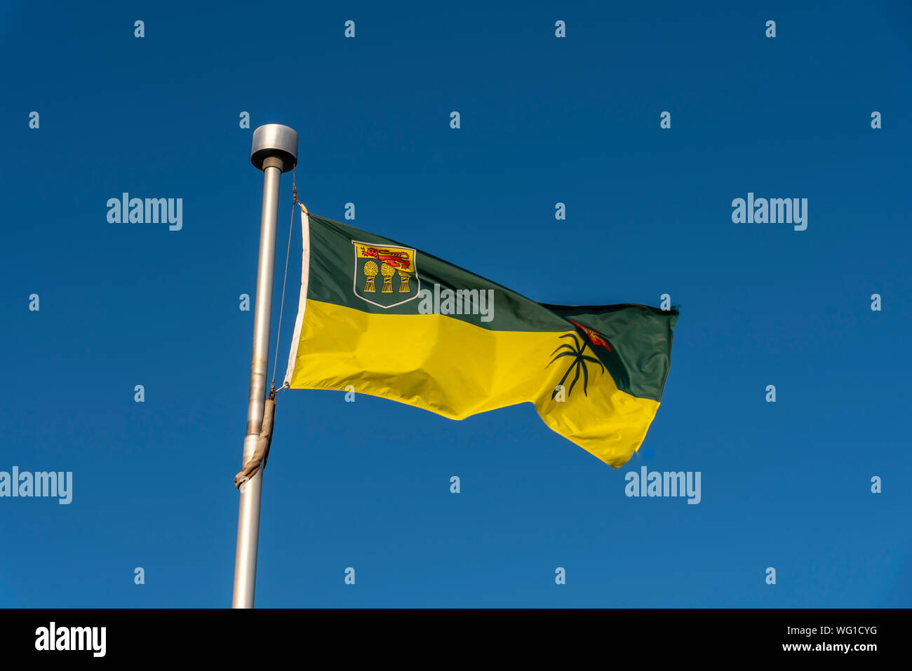 Saskatchewan Flag High Resolution Stock Photography and Images - Alamy
