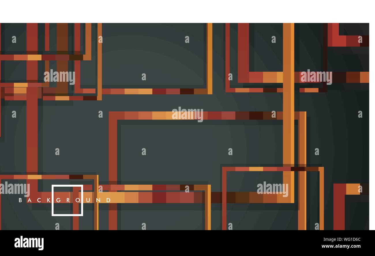 Vector Modern Abstract Squares Backgrounds . with a black and metal ...