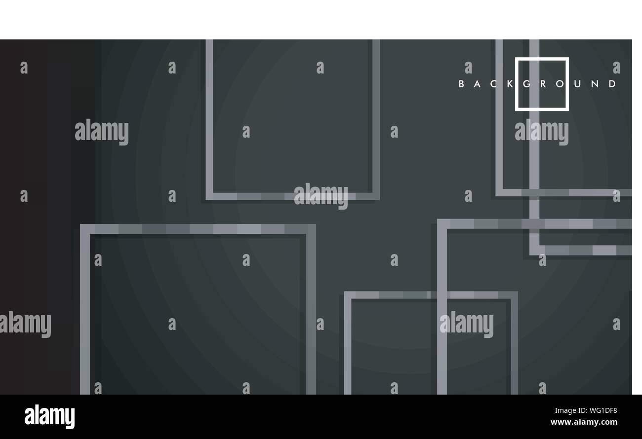 Vector Modern Abstract Squares Backgrounds . with a black and gray ...