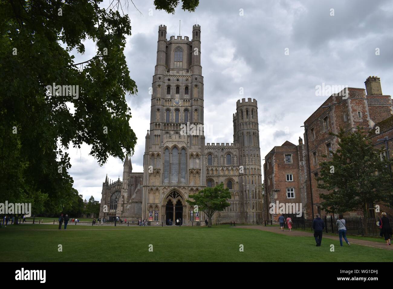 Ely, Cambridgeshire/England: May 28, 2019: A view of Ely Cathedral ...