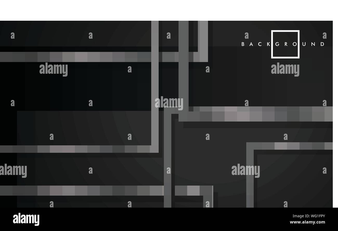 Abstract metal vector background with luxurious shiny grey square Stock ...