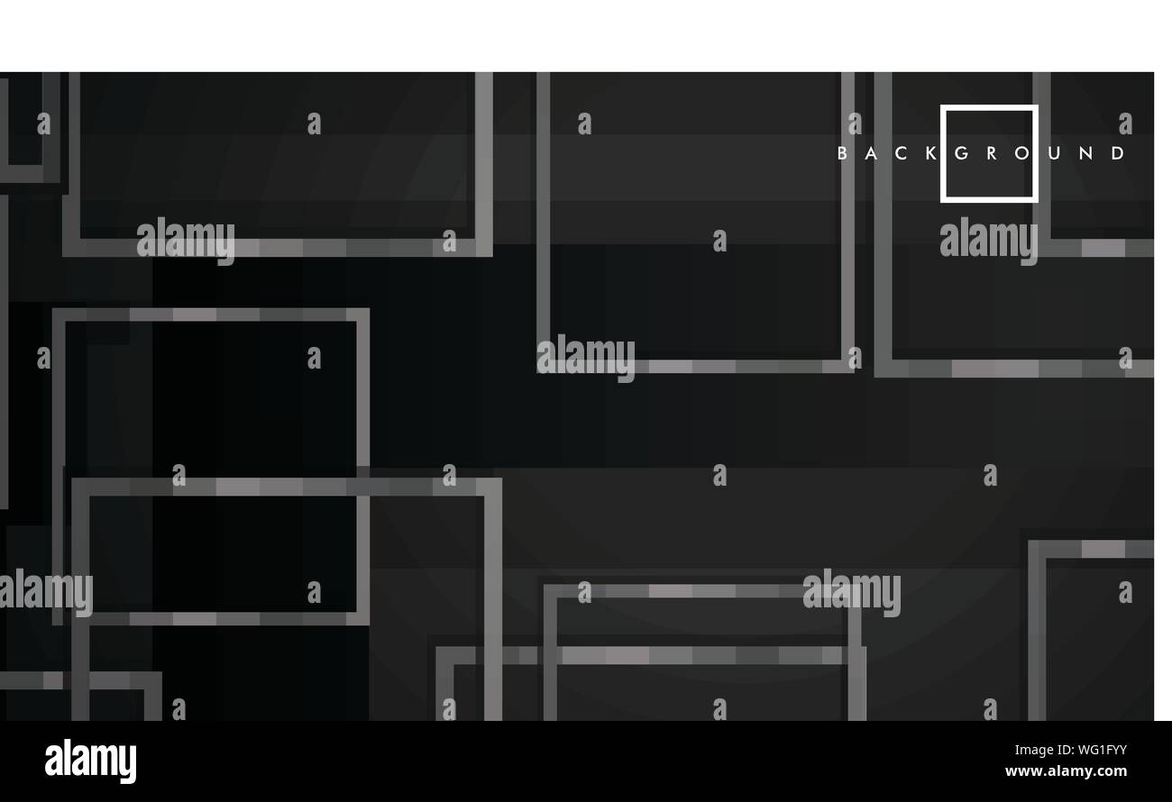 Abstract metal vector background with luxurious shiny grey square Stock ...