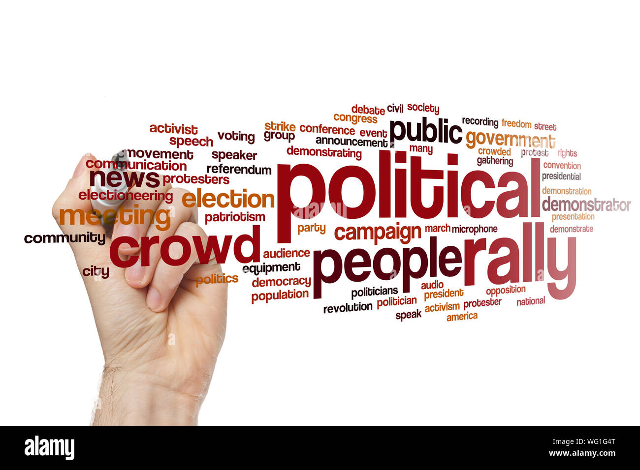 Protesters rally Cut Out Stock Images & Pictures - Alamy