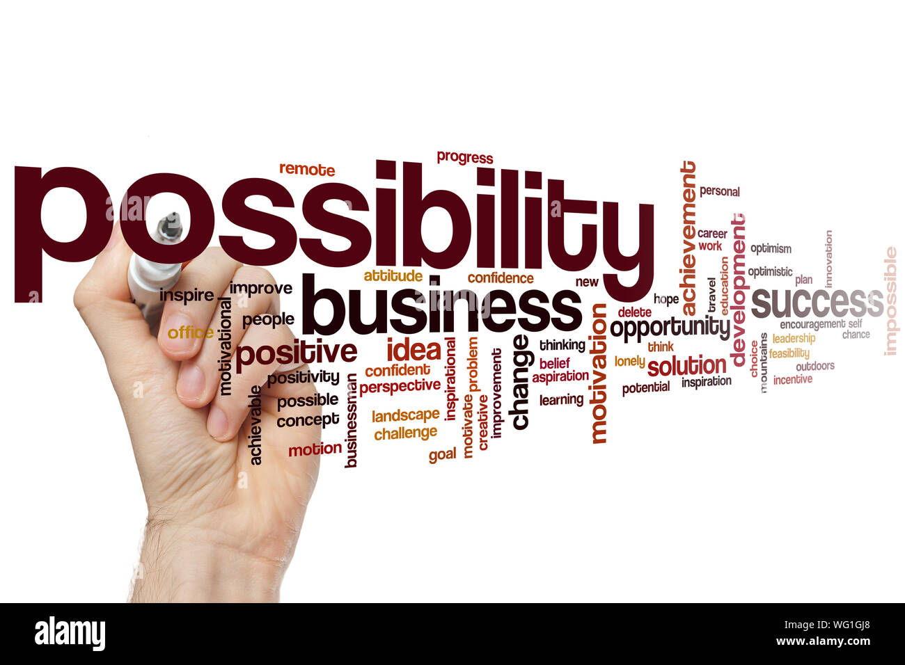 Possible chance hope word Cut Out Stock Images & Pictures - Alamy