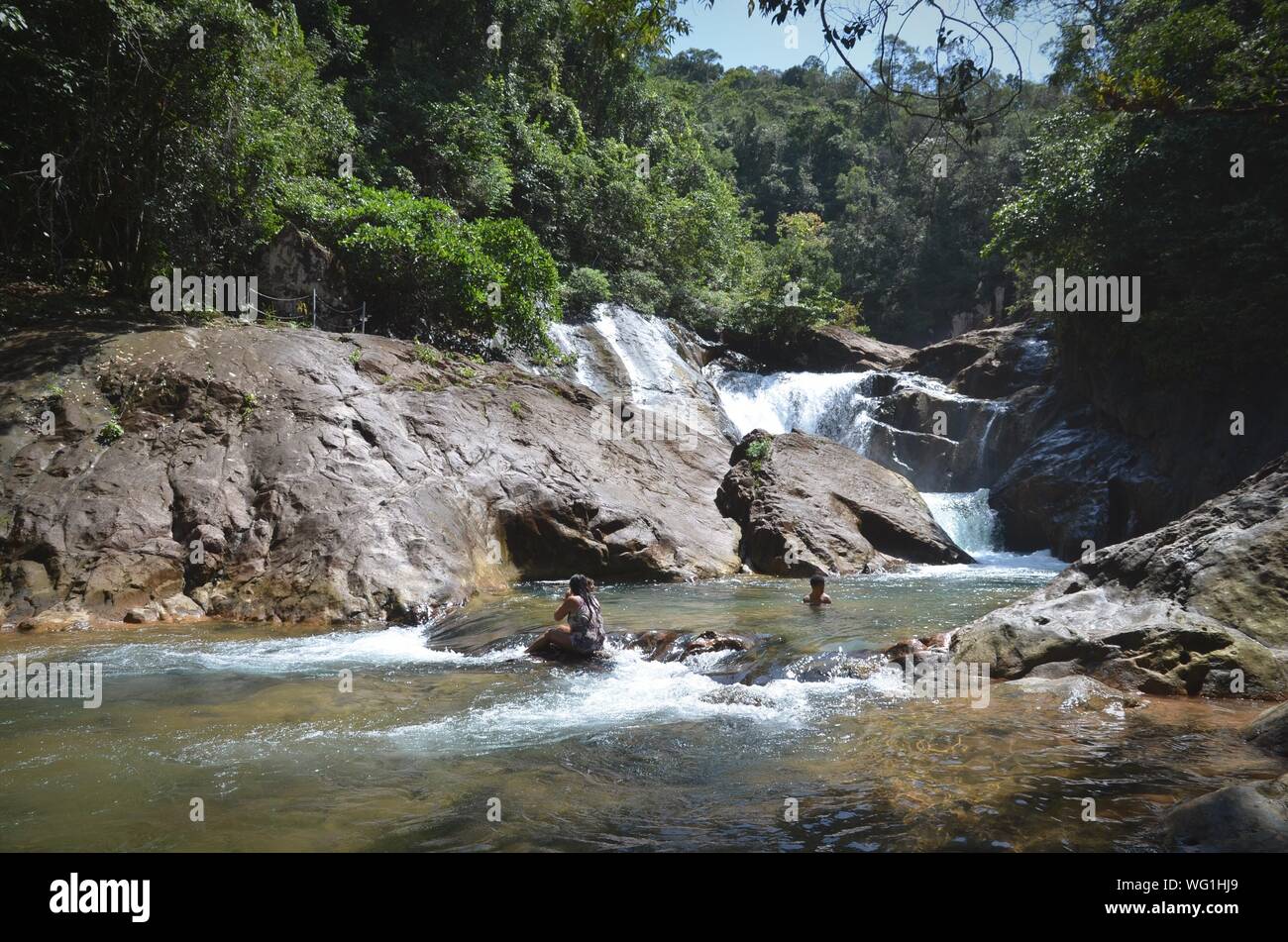 Bathing in river hi-res stock photography and images - Alamy
