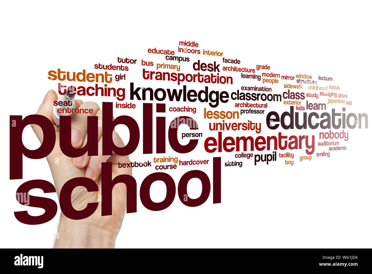 Public college classroom Cut Out Stock Images & Pictures - Alamy