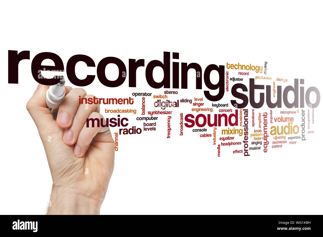 Recording console Cut Out Stock Images & Pictures - Alamy